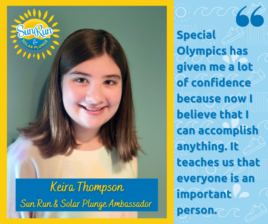 Introducing your Sun Run & Solar Plunge Ambassador - Special Olympics ...